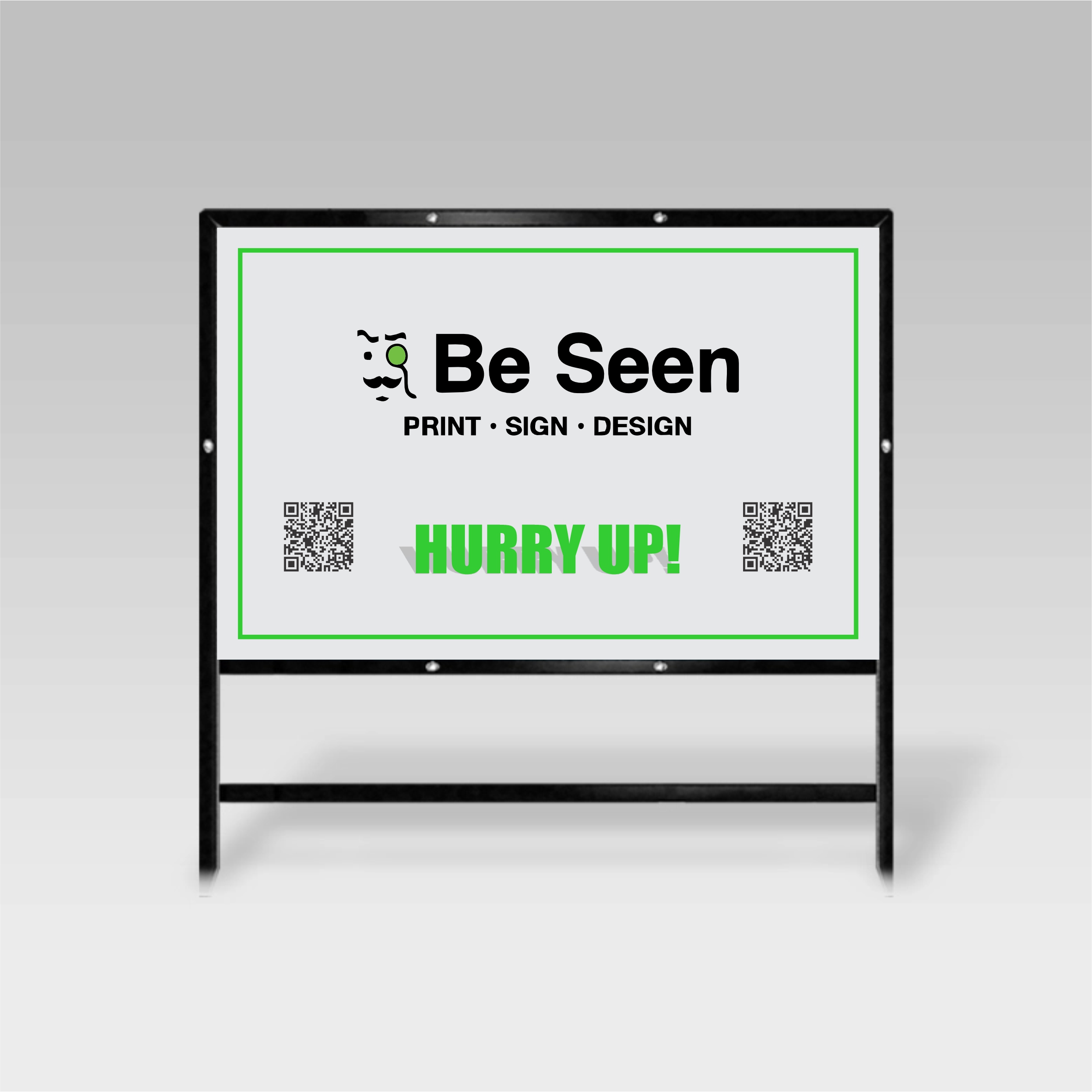 Yard Signs | Real Estate & Events | BE SEEN